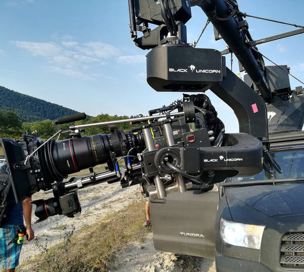 Black Unicorn Head - Hammer Camera Cranes