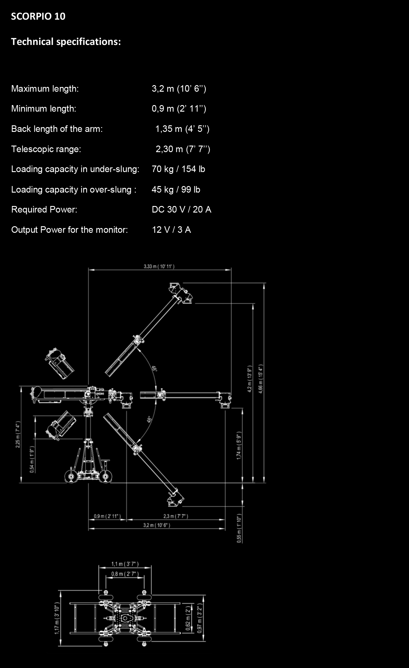 Scorpio 10′ - Hammer Camera Cranes
